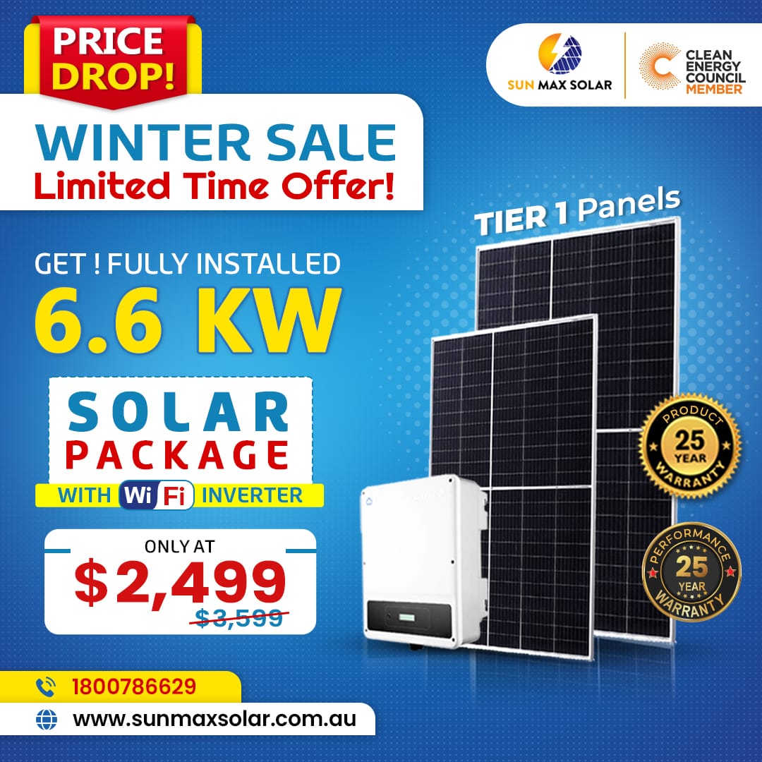 Sun Max Solar- Best Solar Panel Installer in Sydney, Perth